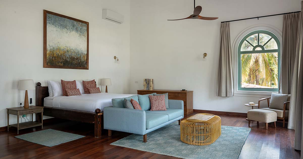 Luxury Hotels Near Passikuda | Beachview Bedroom | Kalkudah Beach House